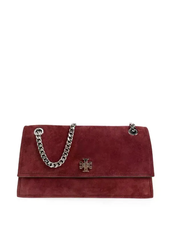 Tory Burch Kira Suede Shoulder Bag - Red