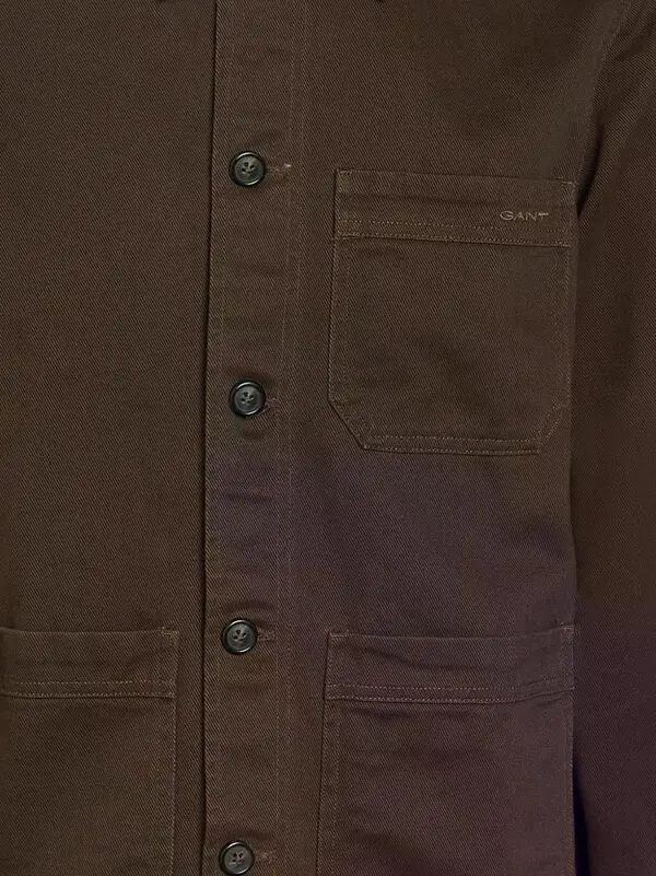 Gant Button-up Patch-pocket Shirt Jacket
