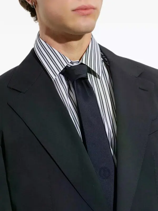 Giorgio Armani Logo-embroidered Tie