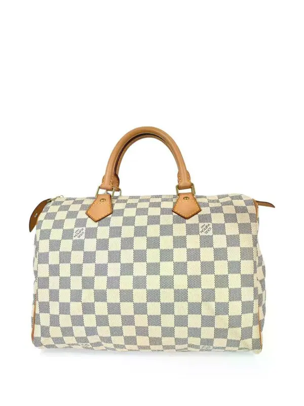 LOUIS VUITTON Damier Azur Speedy 30 Handbag - Neutrals