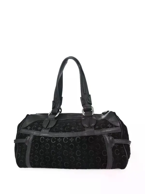 Celine Macadam Suede Travel Bag