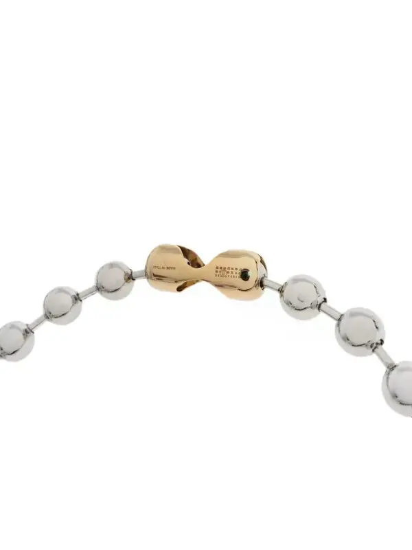 MAISON MARGIELA Ball-chain Necklace With Engraved Clasp