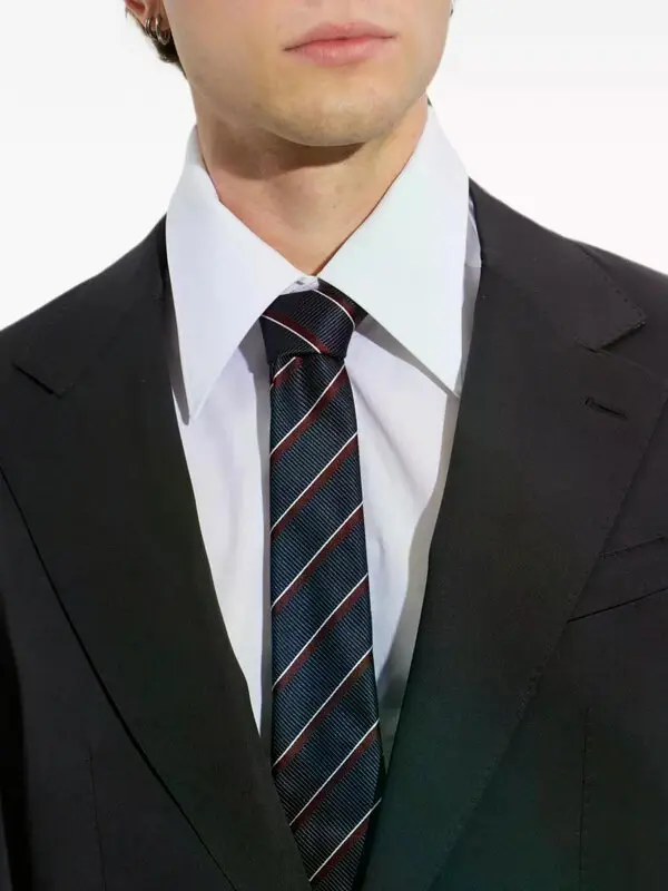 Giorgio Armani Silk Striped Tie