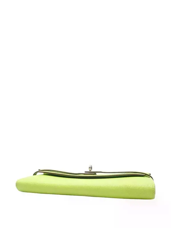 Hermès 2011 Chevre Mysore Kelly Longue Wallet Long Wallets