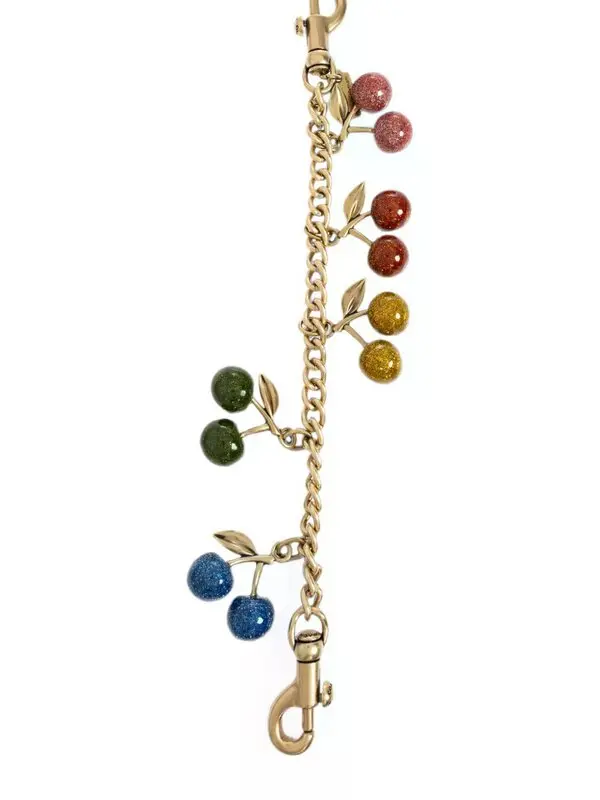 COACH Cherry-charm Curb-chain Bag Charm