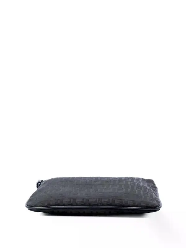 Fendi Zucchino Canvas Shoulder Bag