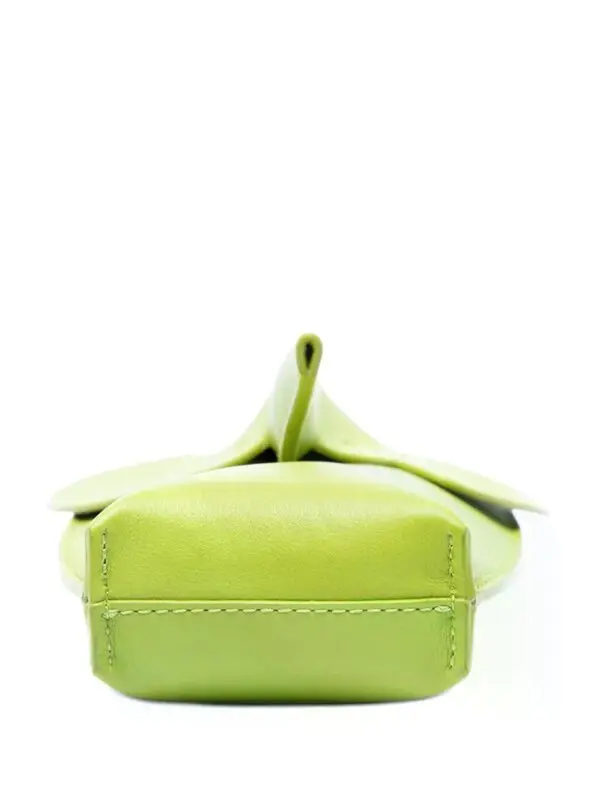 Loewe Leather Elephant Pocket Crossbody Bag - Green