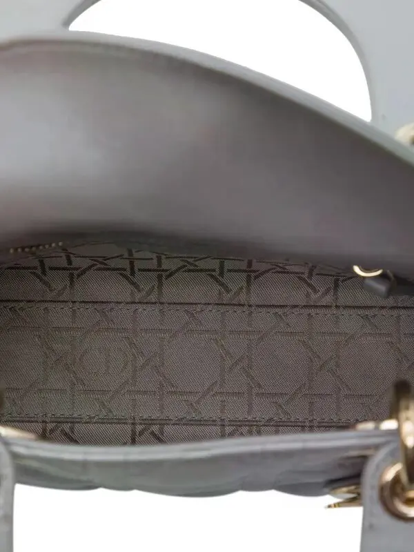 Dior Mini Lady Satchel - Grey