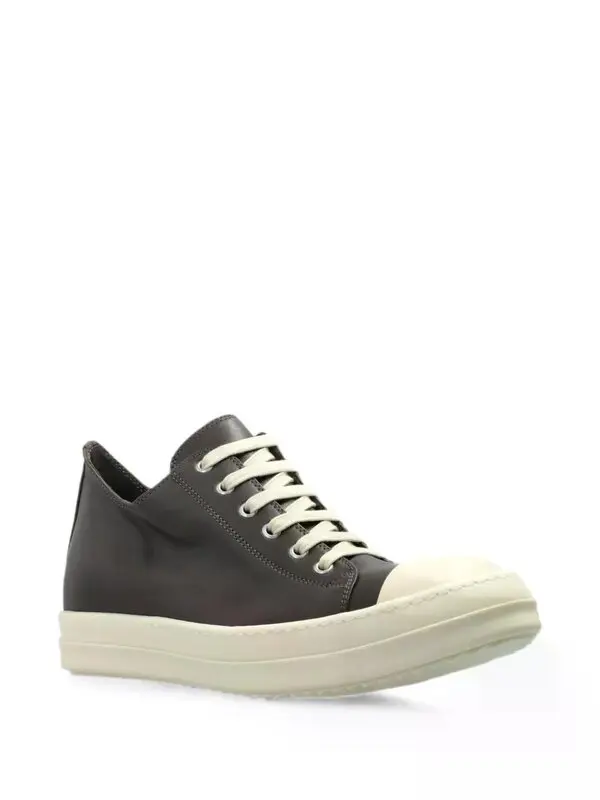 Rick Owens Low Leather Sneakers
