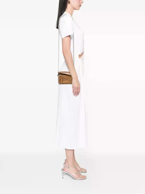 Loewe 2021 Nano Calfskin Puzzle Satchel - Brown