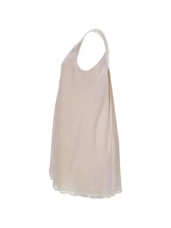 TEMPERLEY LONDON Swiss Dot Lace Strap Dress