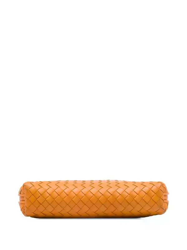Bottega Veneta Nappa Intrecciato Nodini Crossbody Bag - Orange