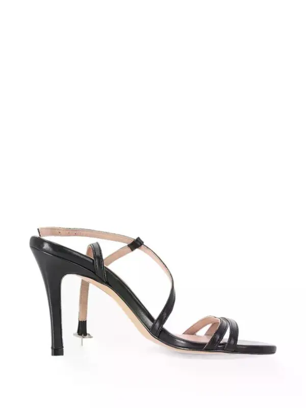 Iris & Ink Laurel Slingback Sandals - Black