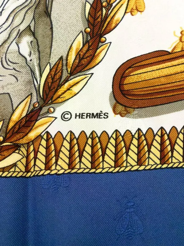 Hermès 20th Century Napoleon Silk Scarf 90 Scarves