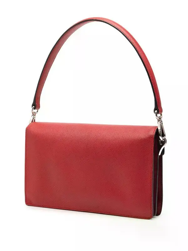Prada Saffiano Lux Sound Lock Satchel