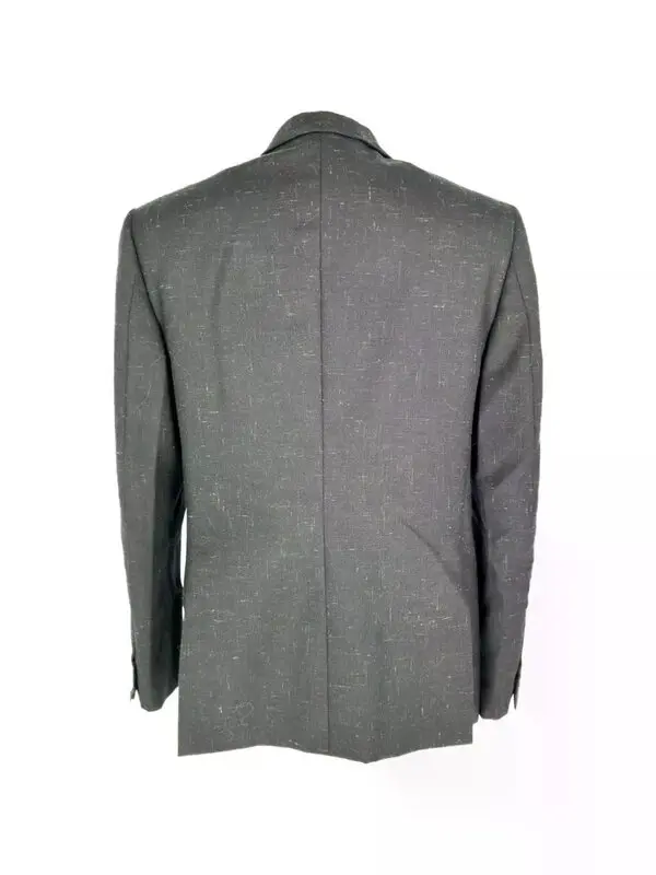 Bottega Veneta Single-breasted Wool Blazer - Grey