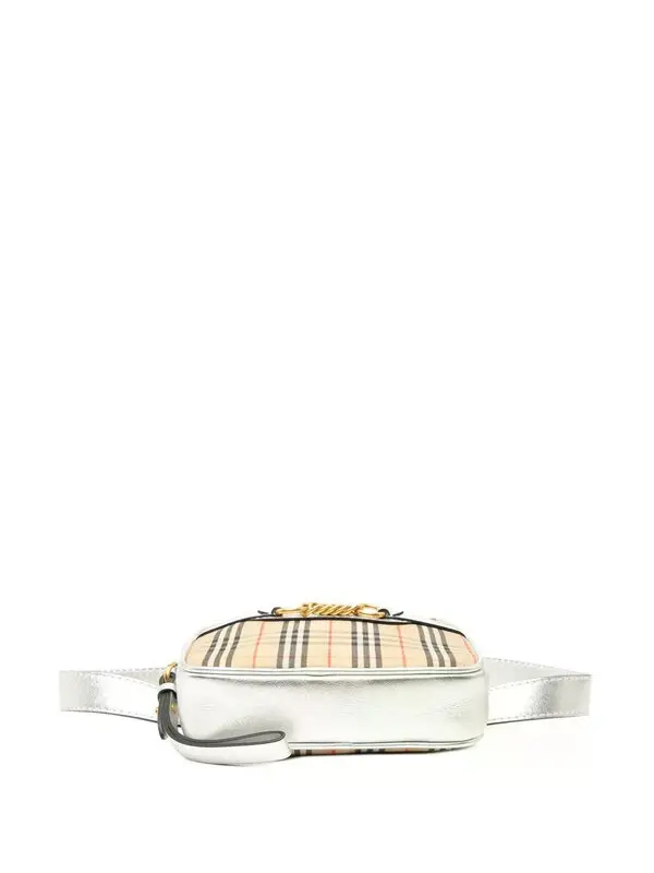 Burberry Haymarket Check Canvas Belt Bag - Neutrals