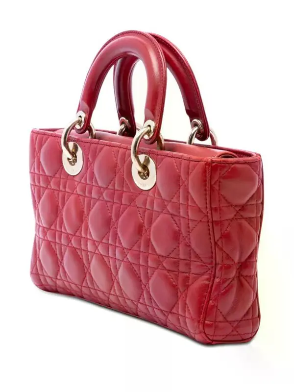 Dior 2016 Lambskin Lady D Joy Satchel