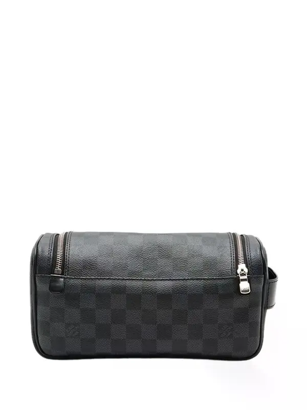 LOUIS VUITTON Damier Graphite Toiletry Pouch Clutch Bag