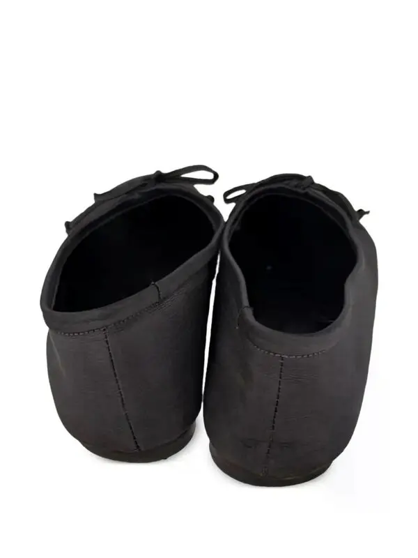 By Far Agnes High-cut Ballet Flats With Bow Detailing