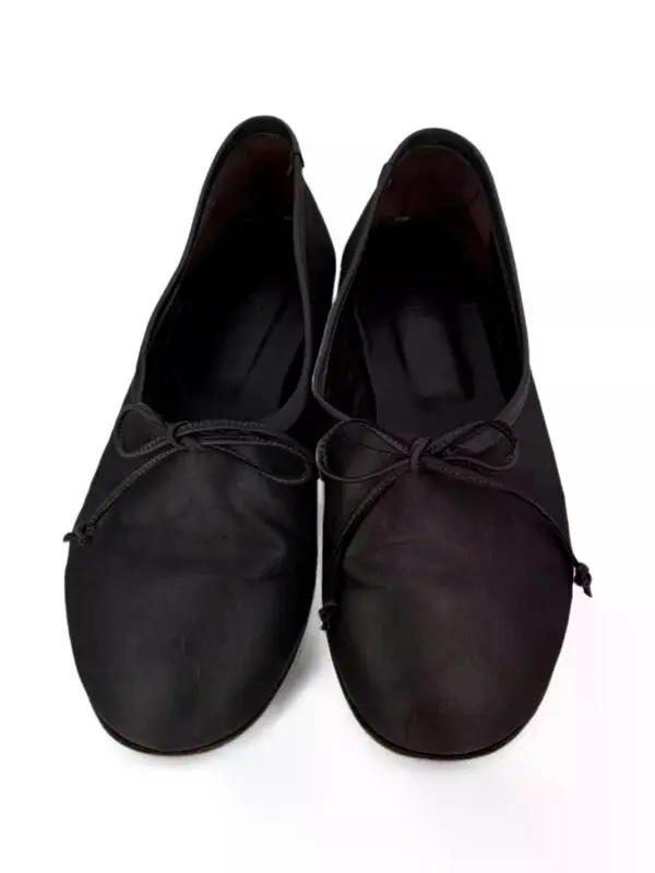 By Far Agnes High-cut Ballet Flats With Bow Detailing