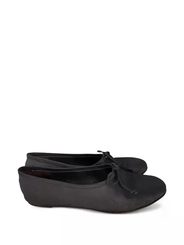By Far Agnes High-cut Ballet Flats With Bow Detailing