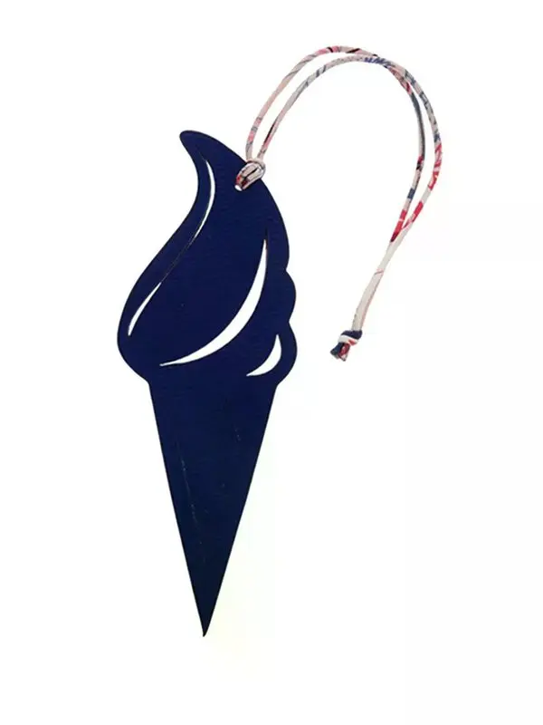 Hermès Epsom And Togo Leather Ice Cream Bag Charm - Red