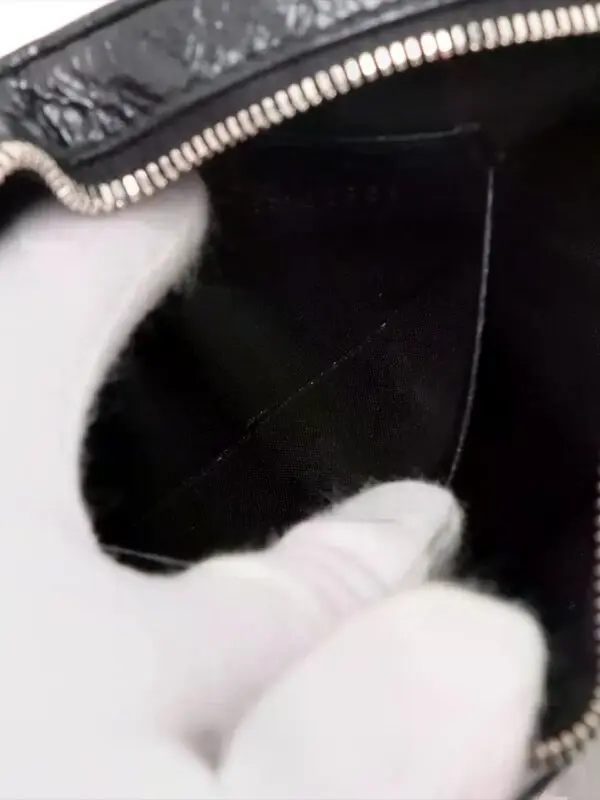 Balenciaga Lambskin Heart Chain Crossbody Bag