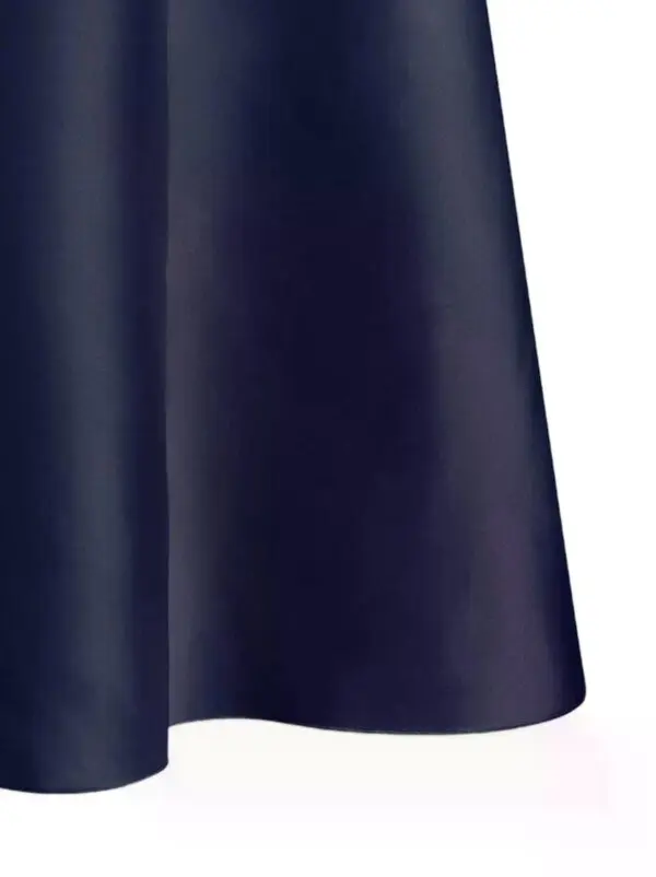 Alberta Ferretti High Neck Cut-out Cape Sleeves Maxi Dress