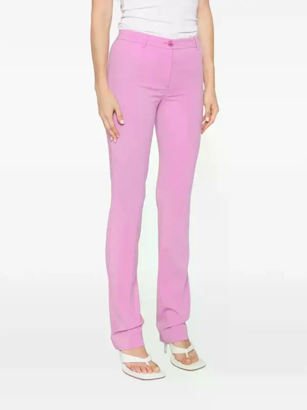 Patrizia Pepe Slim-fit Crêpe Trousers