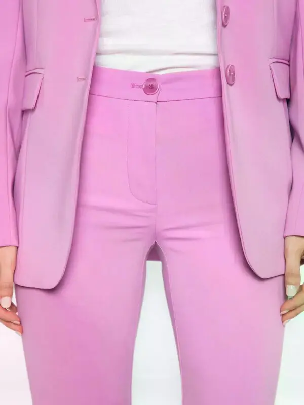 Patrizia Pepe Slim-fit Crêpe Trousers