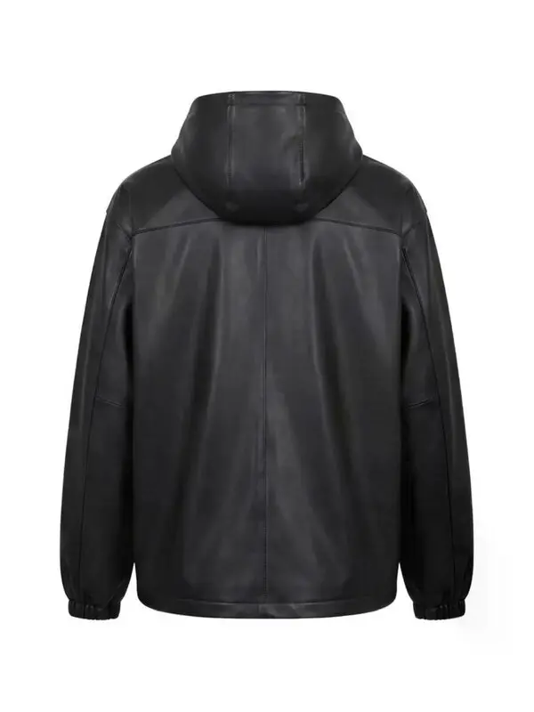 RÓHE Hooded Calf Leather Jacket