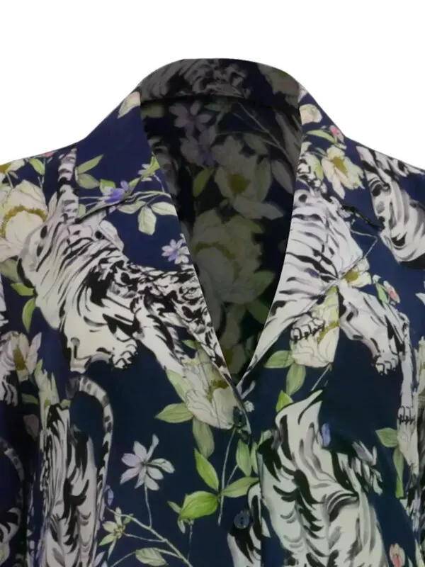 ANINE BING Tiger Print Shirt
