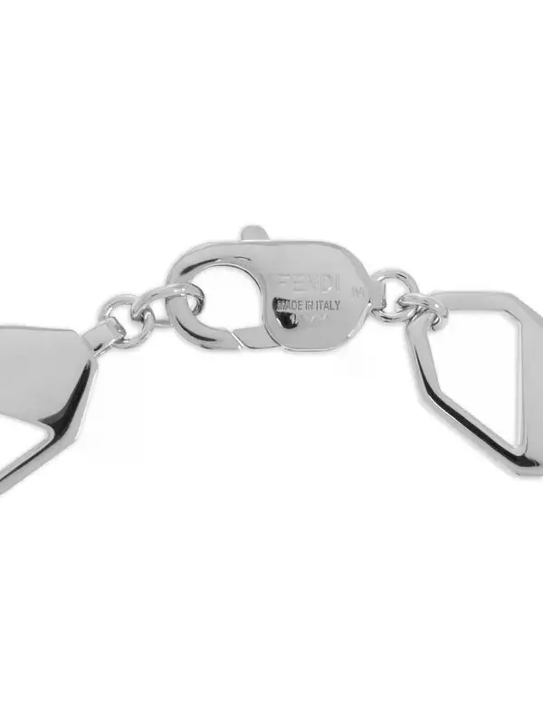 Fendi Geometric Ff-pattern Bracelet