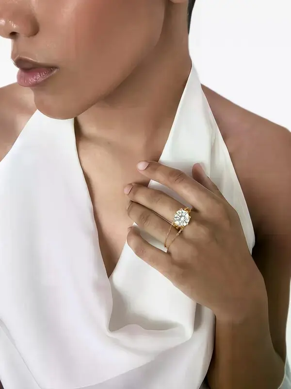 VELORA VIE The Bound Flame Embellished Ring