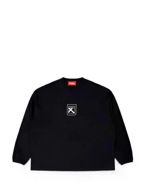 032C Fainting Cross Graphic-print Sweater