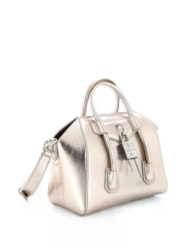 Givenchy Antigona Lock Bag Patent Mini Satchel