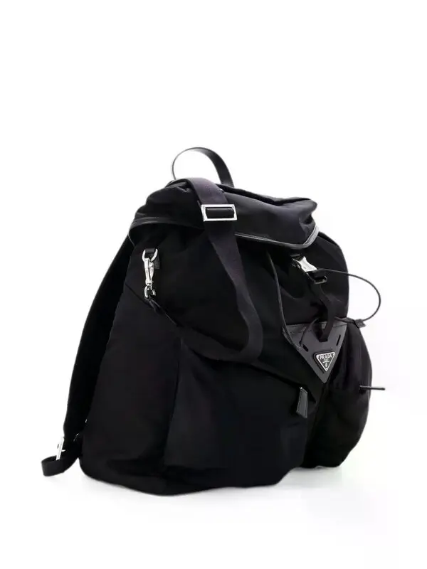Prada Triangle Convertible Re-nylon Backpack