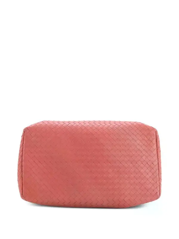 Bottega Veneta Roma Intrecciato Nappa Medium Tote Bag - Pink