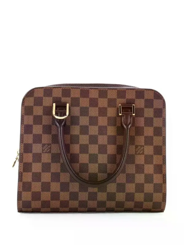 LOUIS VUITTON Triana Damier Satchel - Brown