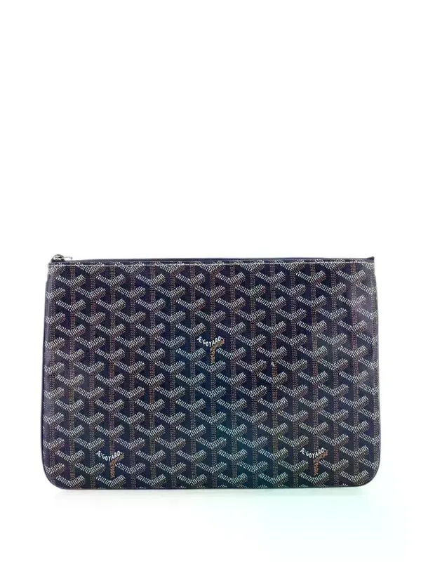 Goyard Senat Zip Coated Canvas Mm Pouch