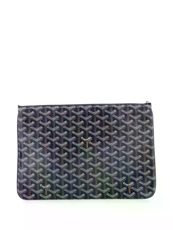 Goyard Senat Zip Coated Canvas Mm Pouch
