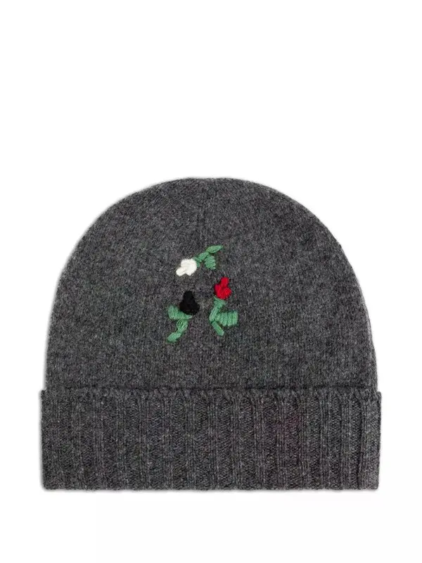 Marni Floral-embroidered Beanie Hat