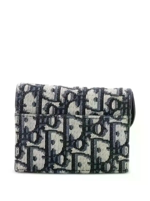 Dior Saddle 5-gusset Case Oblique Canvas Card Holder