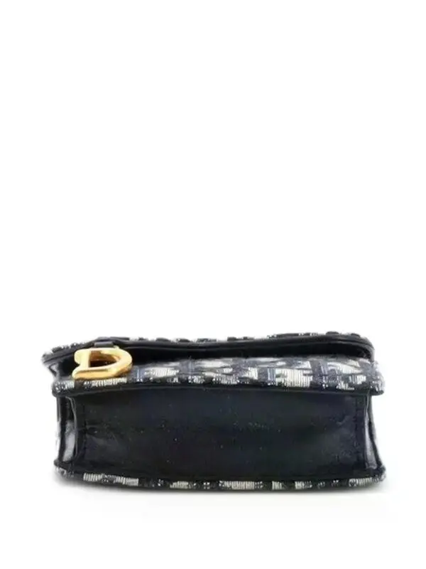 Dior Saddle 5-gusset Case Oblique Canvas Card Holder