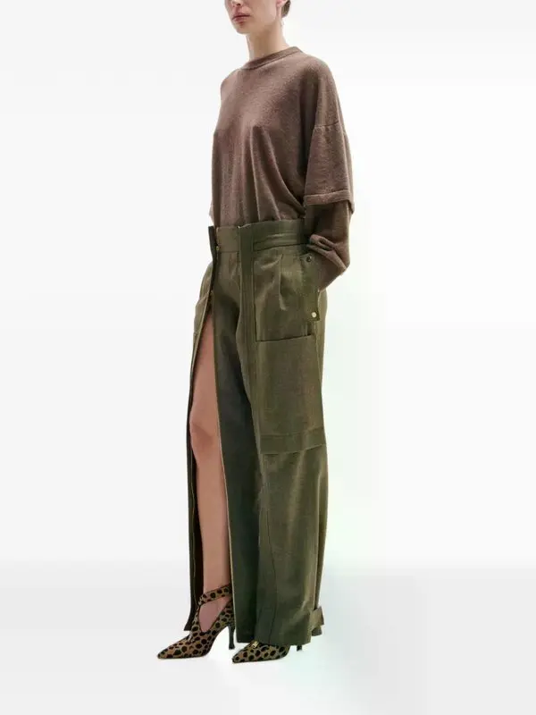 DARKPARK Layered-sleeve Sweater - Brown