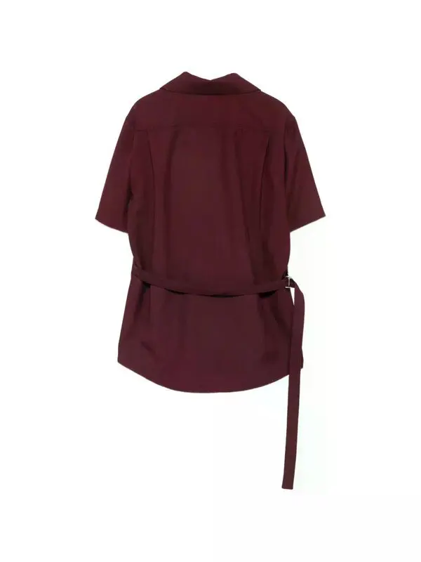 Proenza Schouler Belted Flap-pocket Shirt