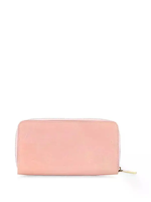LOUIS VUITTON Zippy Wallet Monogram Vernis Small Wallets - Pink