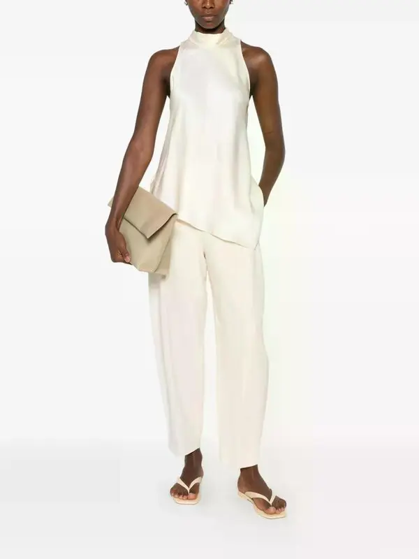 FFORME Yvette Straight-leg Pleated Trousers