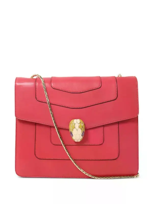 BVLGARI Serpenti Chain Shoulder Bag - Pink